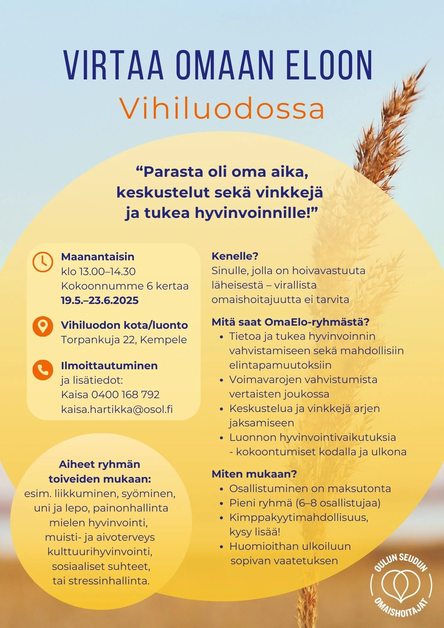 Lähellä.fi | Virtaa omaan eloon -Vihiluodossa